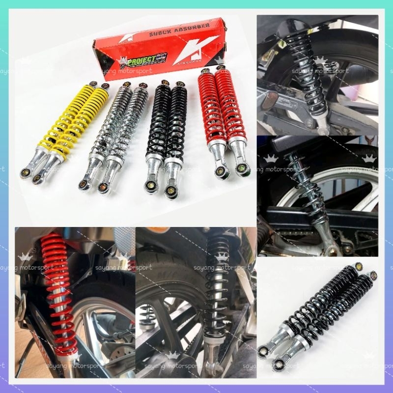 HONDA WAVE125 REAR 340MM ABSORBER BONUS110 SM SPORT WAVE 125S WAVE 125R ...