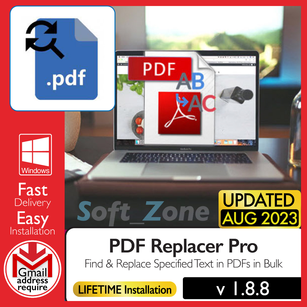 PDF Replacer Pro 1.8.8 - Find & Replace Specified Text in PDFs in Bulk ...