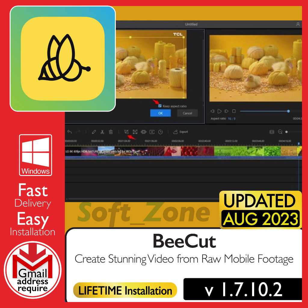 BeeCut 1.7.10.2 - Create Stunning Video from Raw Mobile Camera Footage [WINDOWS x64] - Digital ...