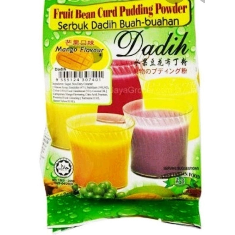 HAPPY GRASS DADIH ALL FRUIT BEAN CURD PUDDING POWDER MANGO FLAVOUR ...