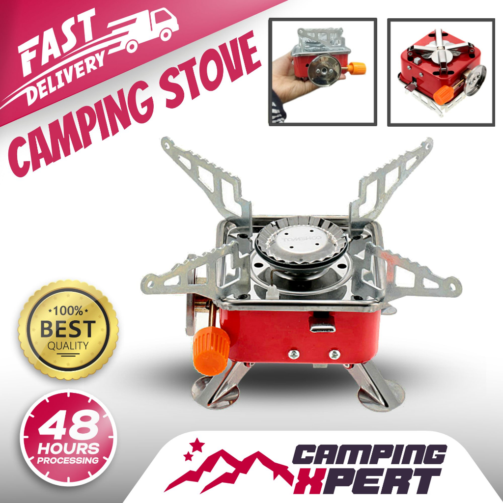 FIRE GIANTS K-202 Portable Card Type Camping Stove Mini Stove | Shopee ...