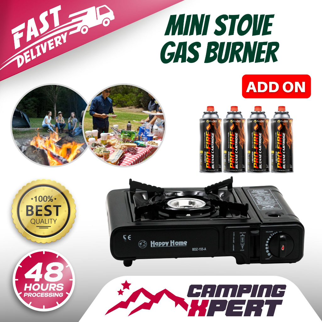 Mini Stove Gas Burner Portable For Outdoor Camping Picnic ( BDZ 155-A ...