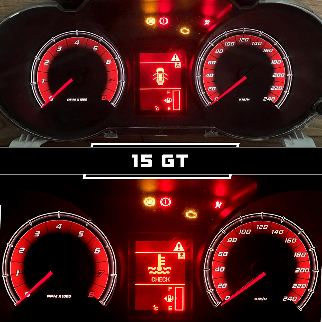 PAPAN METER CUSTOM INSPIRA & LANCER GTE (240KMH, RPM ON LEFT) | Shopee ...