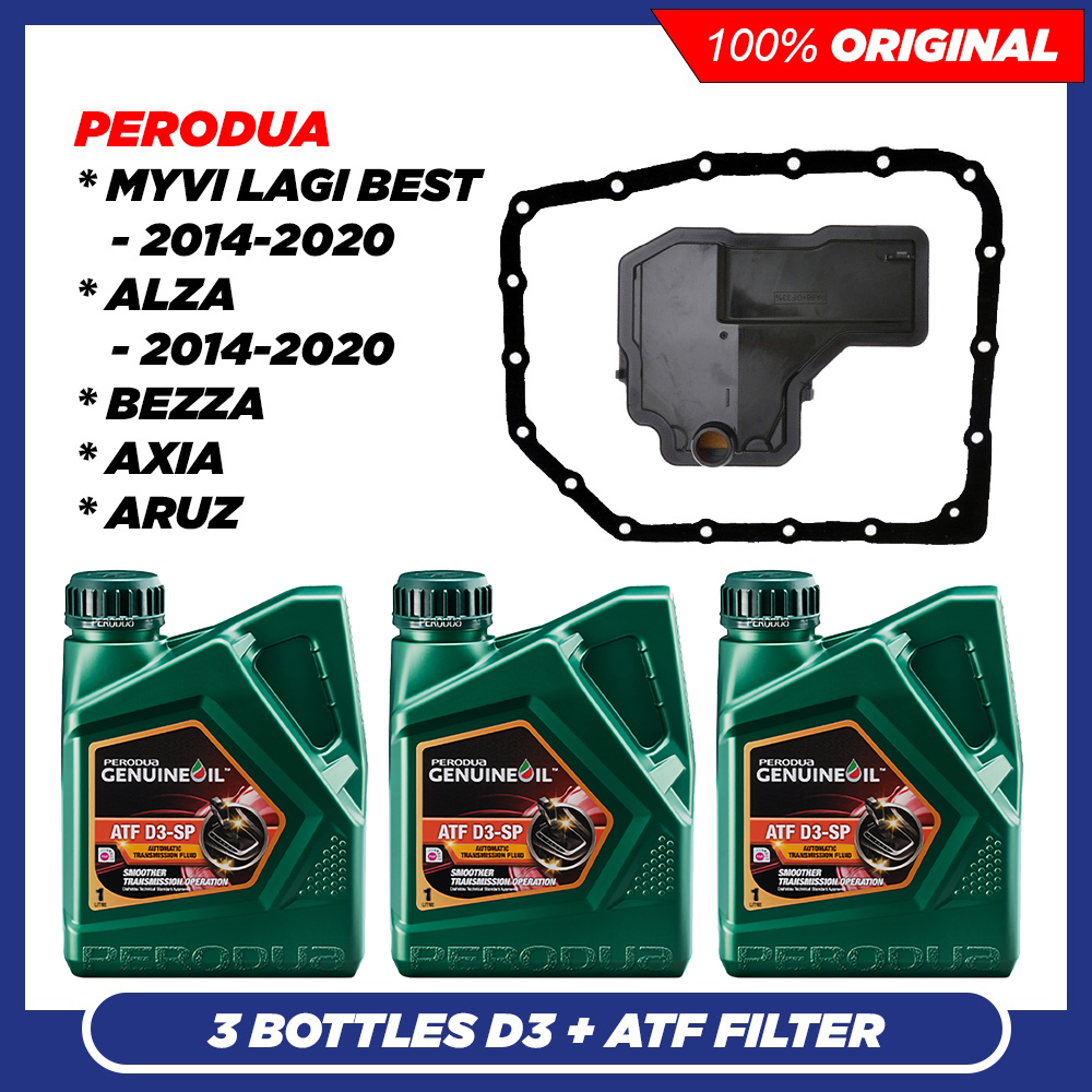 (AUTO FILTER SET) Perodua ATF D3-SP (3L) Perodua Myvi (14-20) / Alza ...
