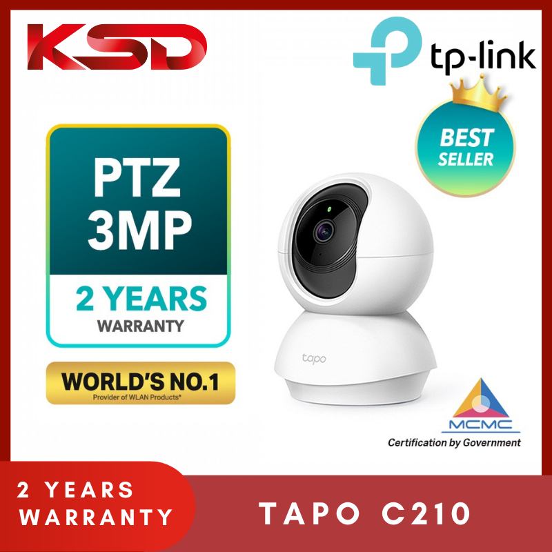 TP-Link Tapo C210 3MP/2K Security CCTV Wireless Home IP Camera/Sirim Certify Pan/Tilt | Shopee ...
