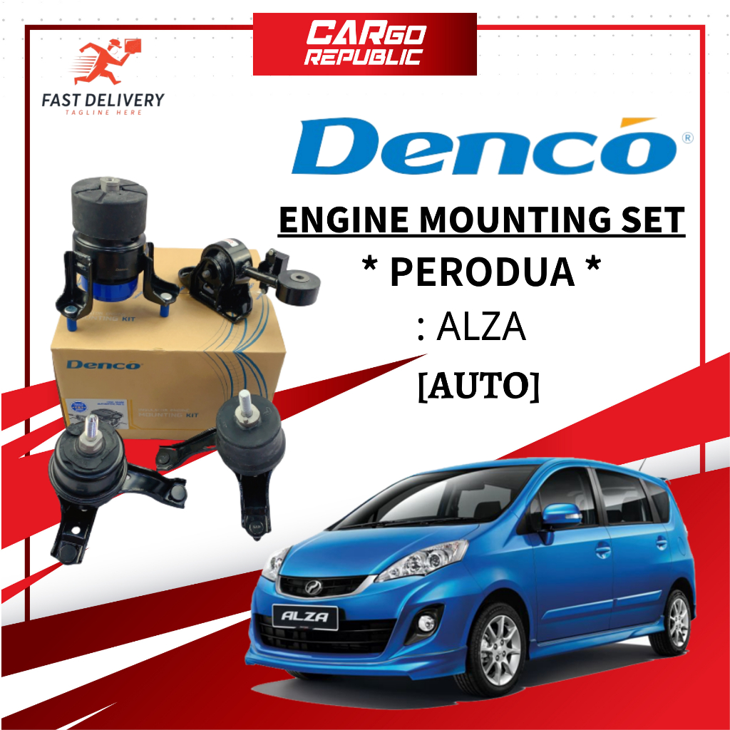 Denco Perodua Alza Engine Mounting Kit Set [Auto] Original Made In ...
