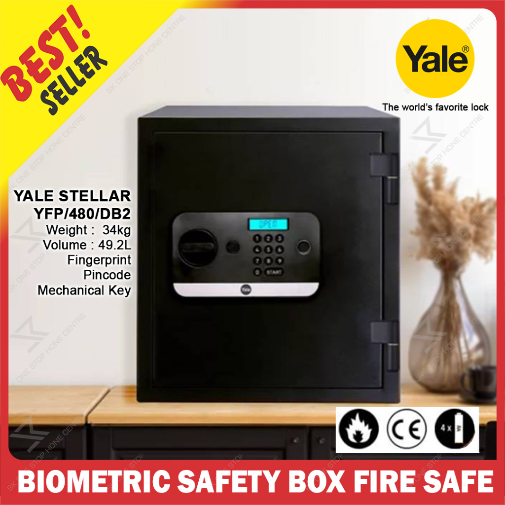 (FIRE PROOF) YALE STELLAR YFP/480/DB2 FIRE SAFES FIRE RESISTANCE ...