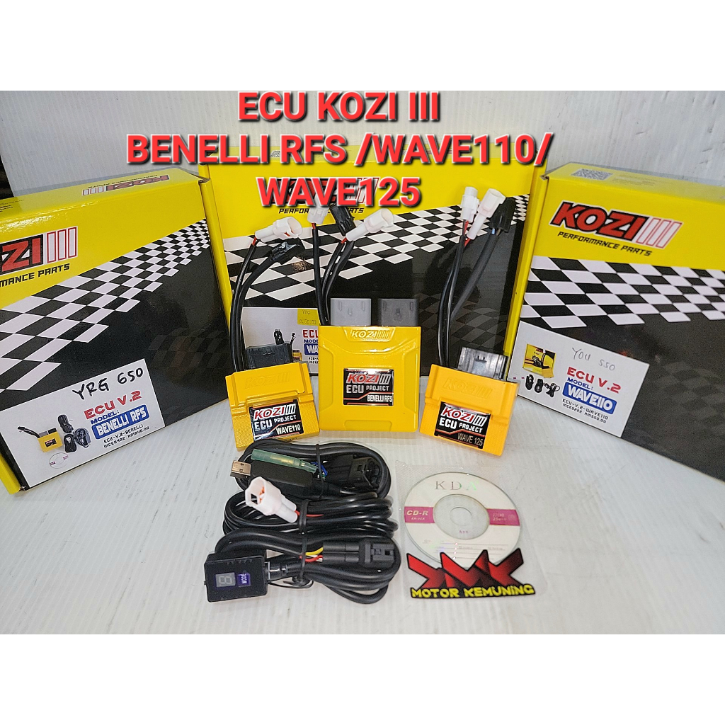 KOZI RACING ECU BENELLI RFS150 WAVE 110 WAVE 125 RACING ECU V2 VERSION ...