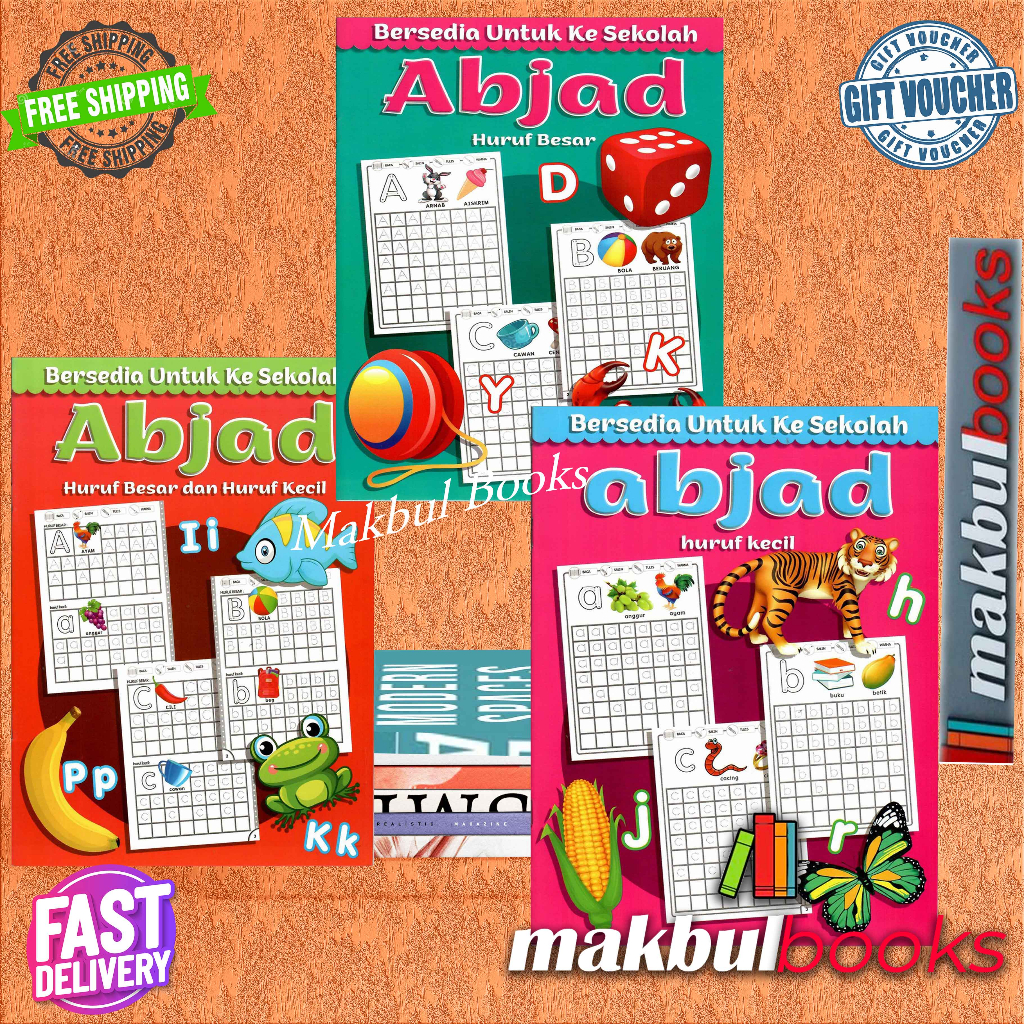 MIND TO MIND: BERSEDIA UNTUK KE SEKOLAH ABJAD HURUF KECIL DAN HARUF ...