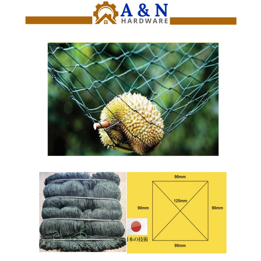 7.5meter x 40meter Ready Stock Durian Net/ Jaring Durian (Pukat Durian ...