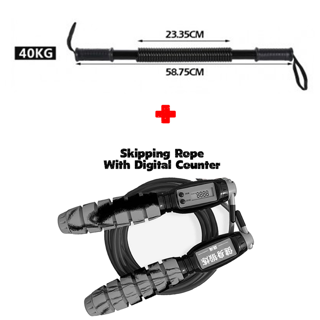 Power Twister Spring Bar Resistance Bar Bend Bar Chest Arm Strength ...