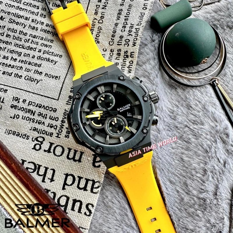 BALMER | 8812G BK-2 Chronograph Sapphire Men's Watch with Black Dial ...
