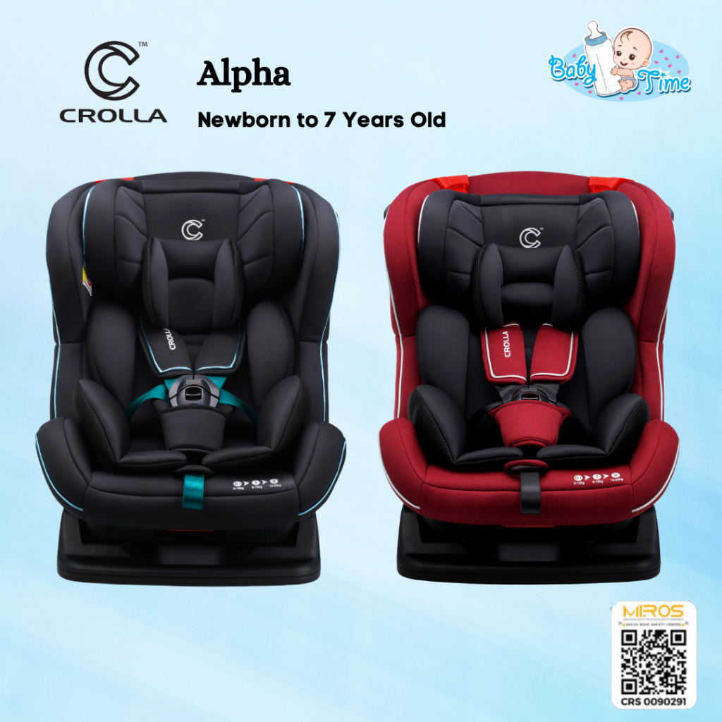 Crolla Alpha Baby Car Seat NB-7 Years Old Crolla Alpha R129 NB-12YO ...
