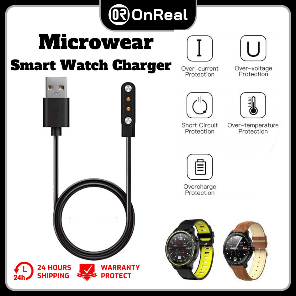 OnReal Microwear L8/L9/L11/ L16/ L13 / L19 Charger Smart Watch Charger ...