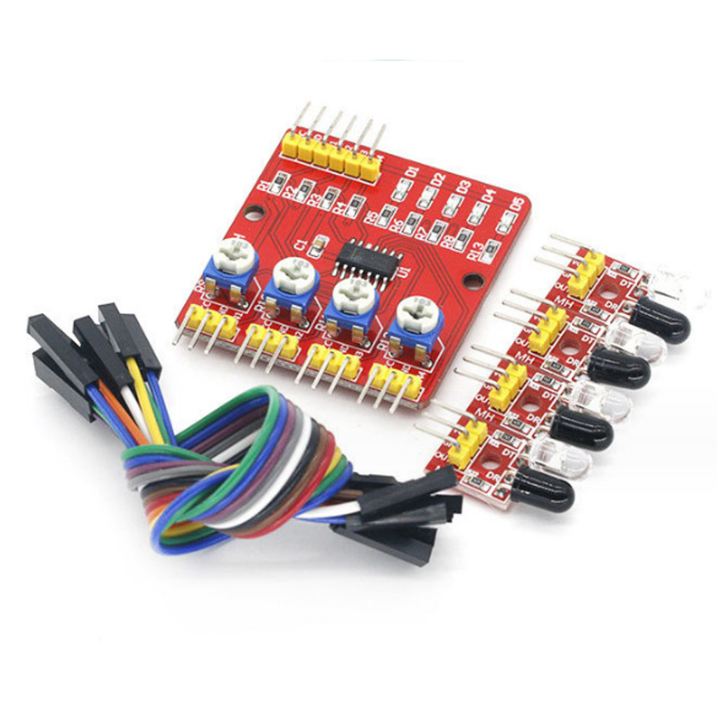 4 Way Infrared IR Tracking Line Following Sensor | Shopee Malaysia