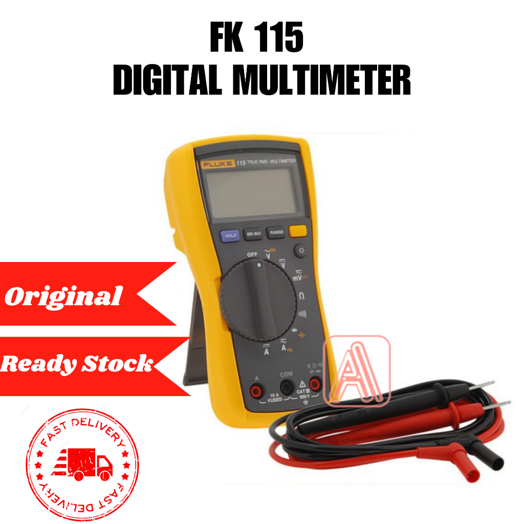 FLUKE 115 Digital Multimeter Ready Stock Original 🔥 1 Year Warranty 👍🏻 ...