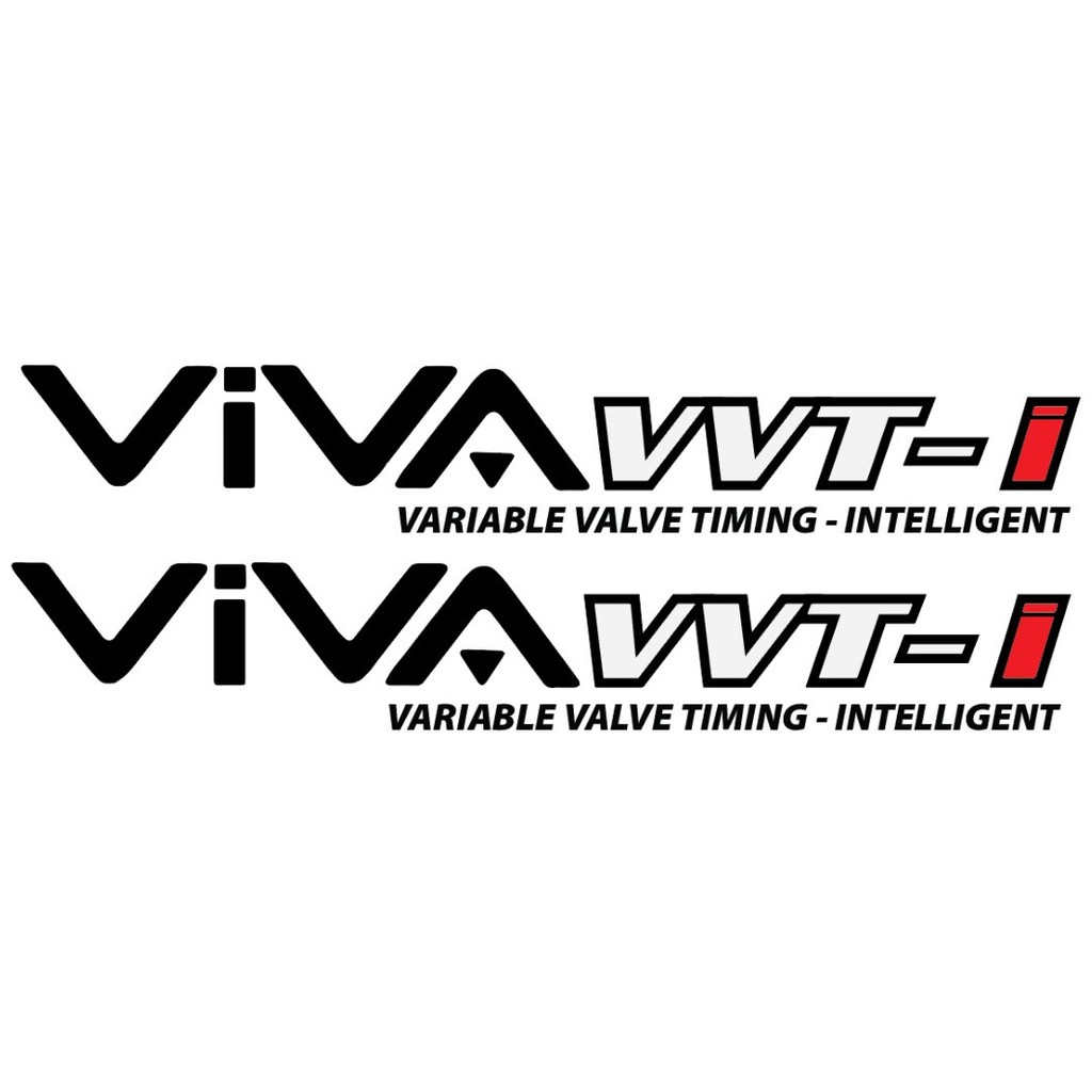 STICKER VIVA VVTI sepasang (warna boleh pilih ) / Sticker Pintu Viva ...