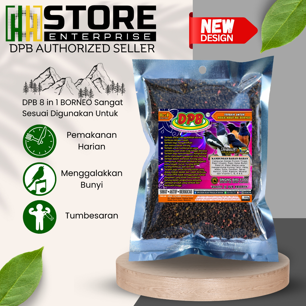 DPB Dedak Penggalak Burung MURAI BORNEO / DEDAK 8 DALAM 1 DEDAK DPB MB ...