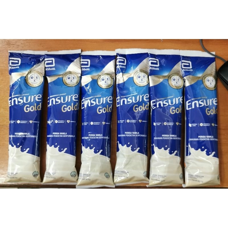 ENSURE GOLD WHEAT SACHET (4PACKET) 60.6Gx4PKT [EXP:11/2024] ENSURE GOLD ...