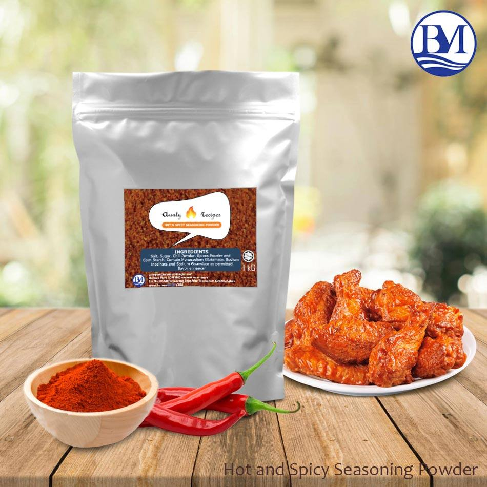 HOT AND SPICY POWDER 1KG SUIT FOR FRIED CHICKEN | Shopee Malaysia