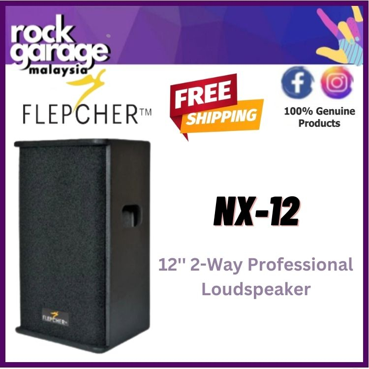 Flepcher NX-12 12'' 2-Way Professional Loudspeaker ( NX12 / NX 12 ...