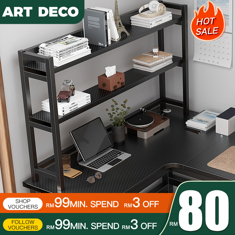 Desk Organizer Desktop Rack Desk Shelf Book Rack Carbon Matte Model Toy ...
