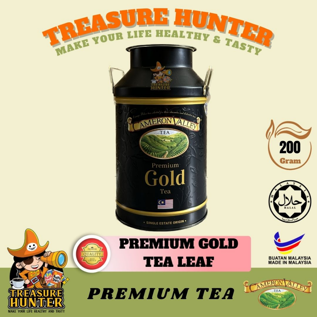 ]NEW LOOK] Cameron Valley Premium Tea Leaves - Gold (200gram) | Shopee ...