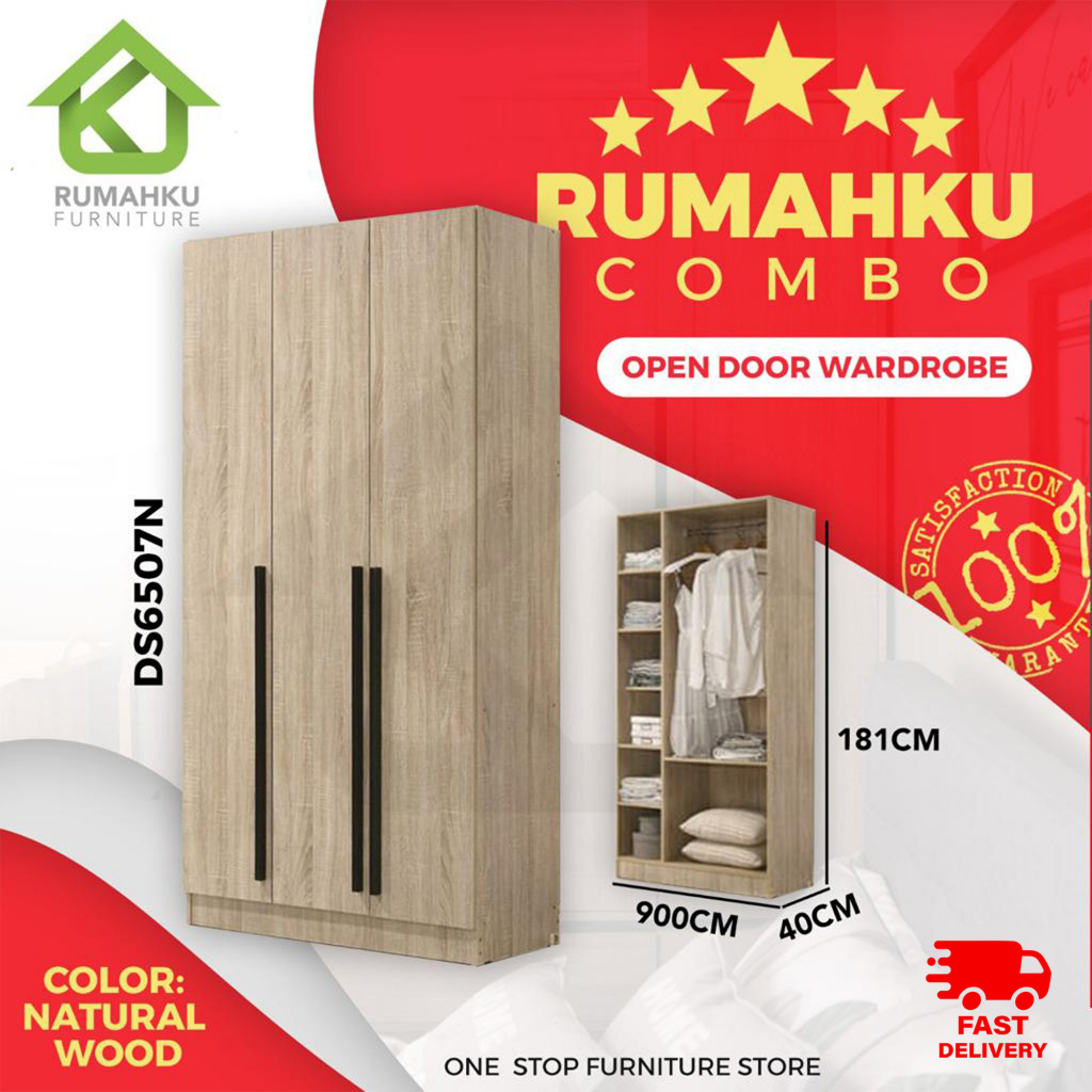 🔥FREE SHIPPING🔥 3/2 Door Wardrobe/Almari Pakaian 2 Pintu/almari murah ...
