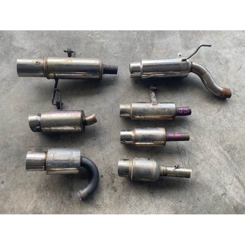 Exhaust Ekzos GTbox Blitz HKS Muffler For Any Car Modified Honda Toyota ...