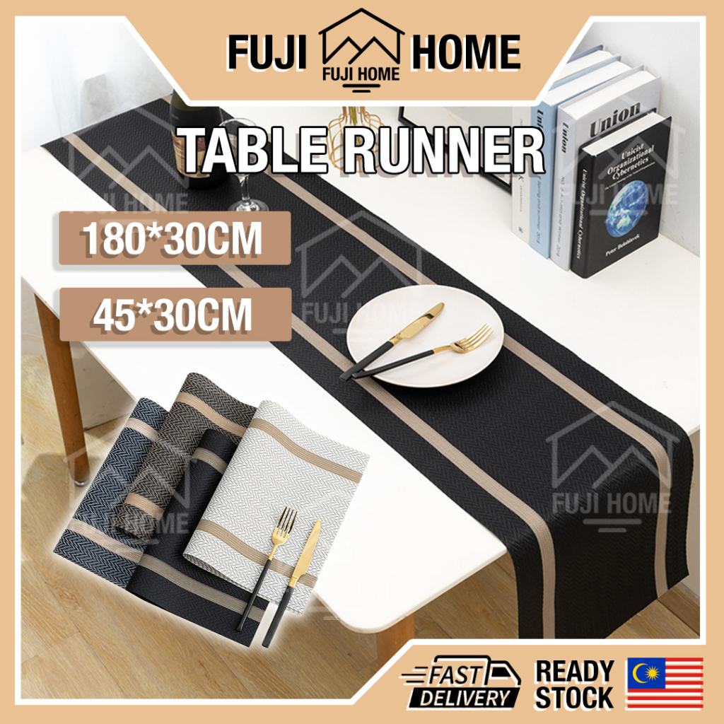 🏠READY STOCK🏠Table Runner Dining Table Mat Coaster Tablemat Table Cloth ...