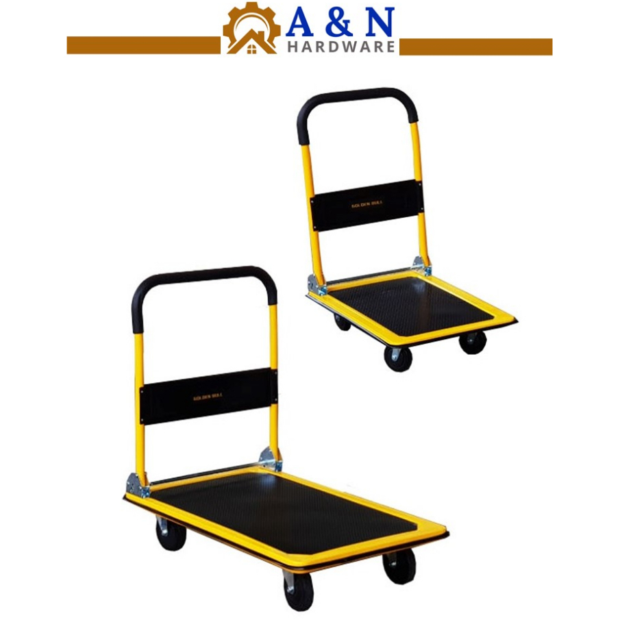 Trolley Portable 150KG/300KG Hand Truck Iron Foldable Small Trolley ...