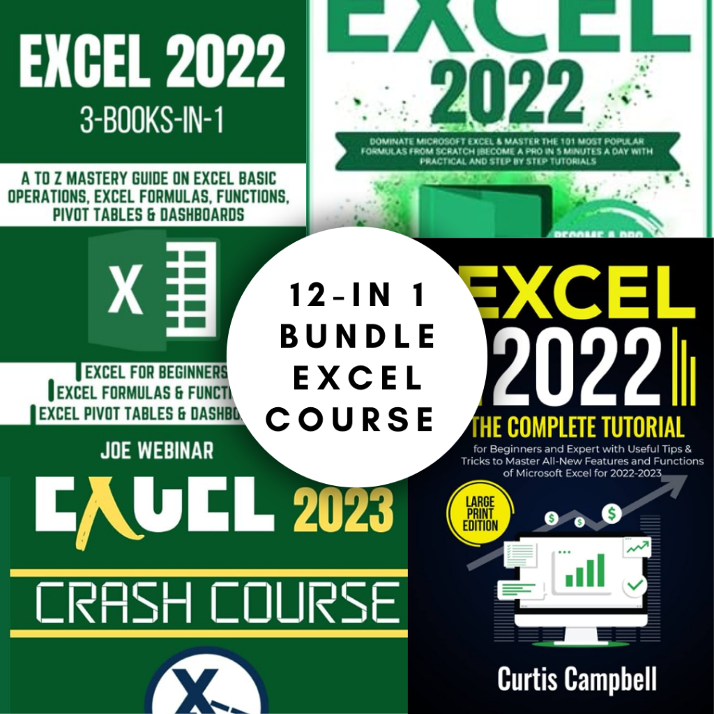 12 in 1 Bundle Excel Course Books | Educational | Computer | Shopee Malaysia