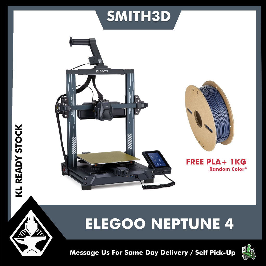 ELEGOO Neptune 4 / Neptune 4 Pro 3D Printer, 500mm/s High-Speed Fast ...