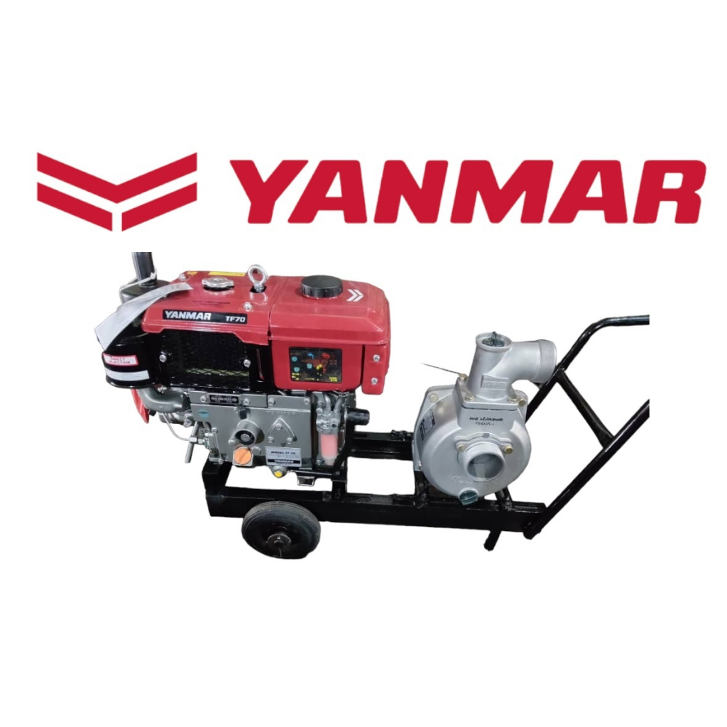 YANMAR DIESEL ENGINE/ENJIN TF70 ORIGINAL C/W PABOOL WATER PUMP SU-80L 3 ...