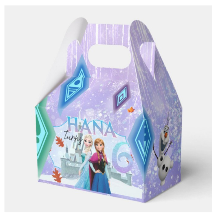 Frozen Theme Paperbag Favor Box Stickers Bottle Label Paper Tag for ...
