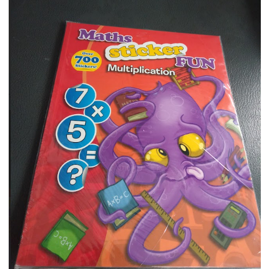 Maths sticker fun multiplication (over 700 stickers) NEW!!! | Shopee ...