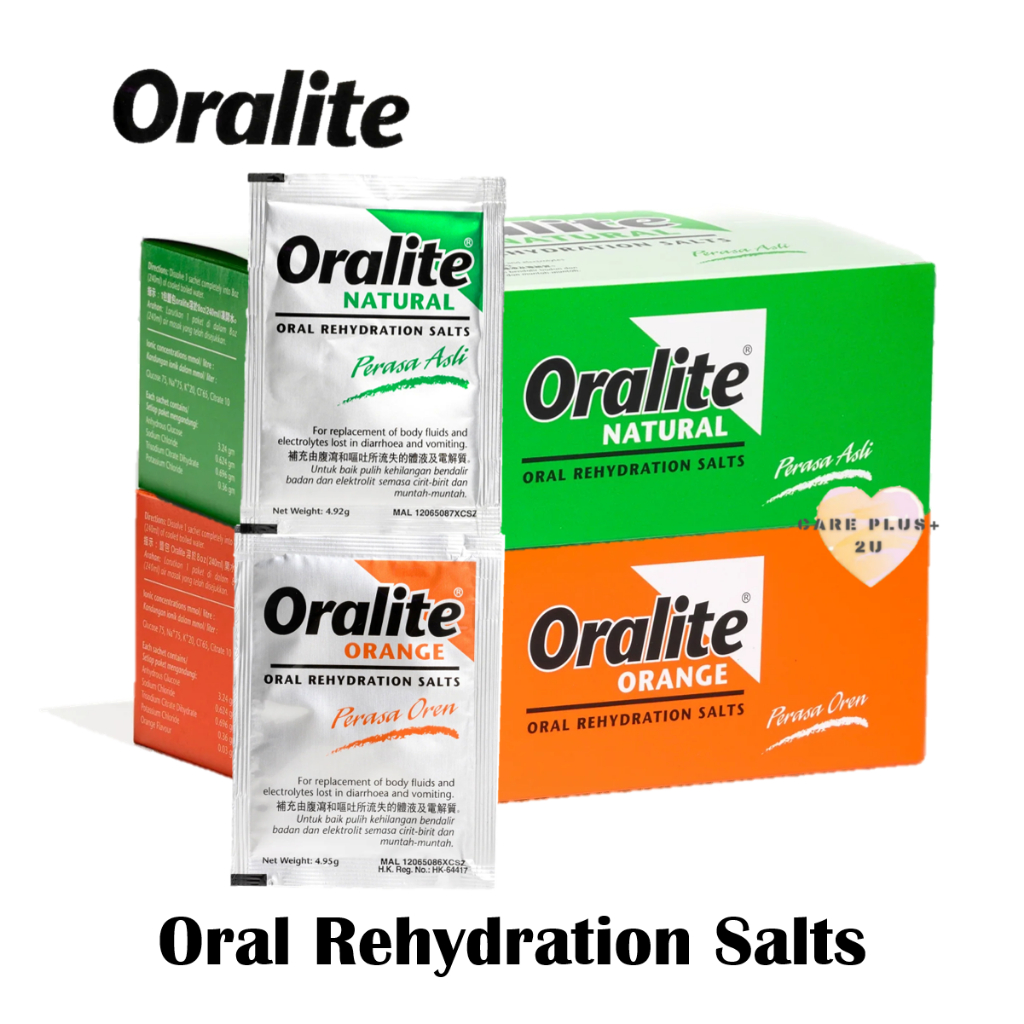 Oralite Oral Rehydration Salts (Natural / Orange) 1's | Shopee Malaysia