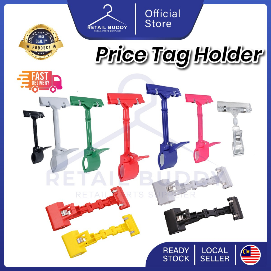 Price Tag Holder Colorful Clip Pop Card Stand For Advertising Display ...