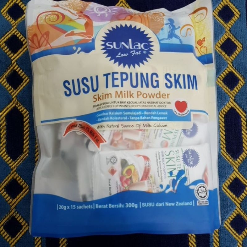 Sunlac Skim Mik Powder 20gx15sachets (Expiry Date:03/2027) | Shopee ...