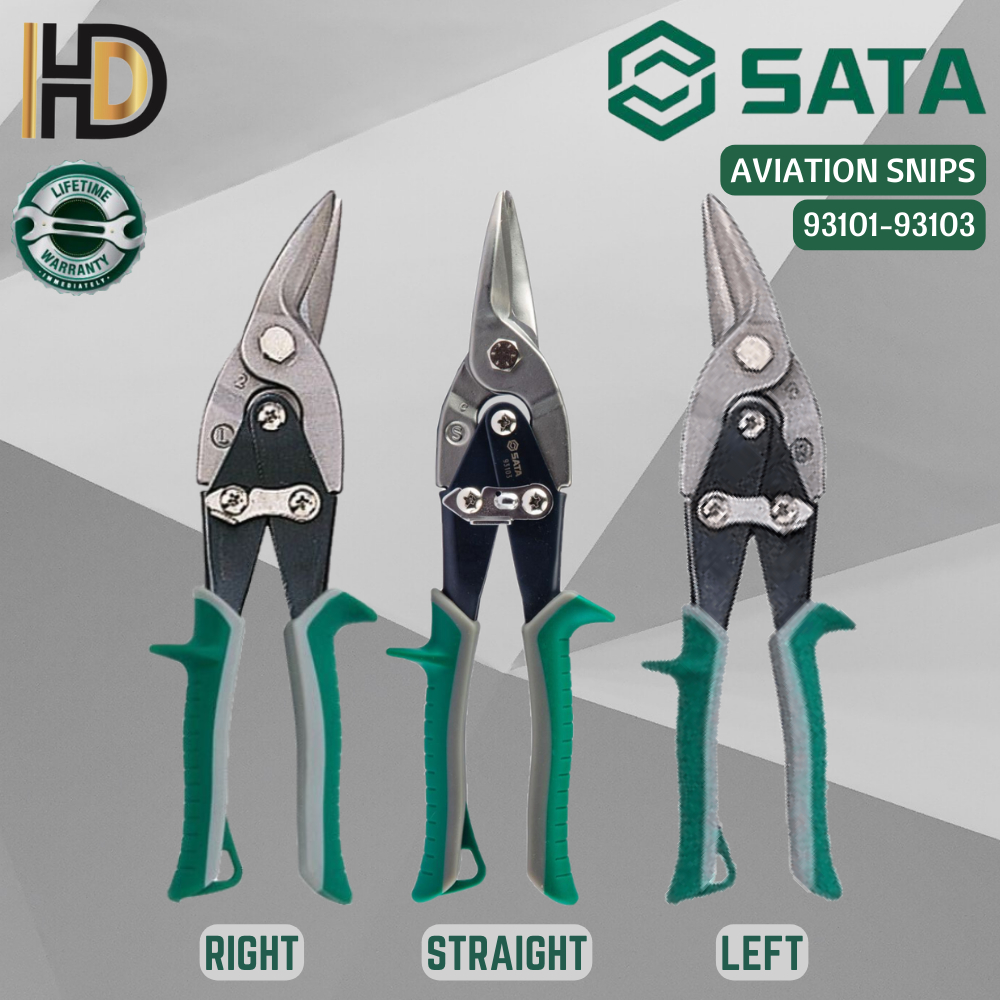 SATA Aviation Snips / SATA Heavy Duty Aviation Snips Cutter / 3 Type ...