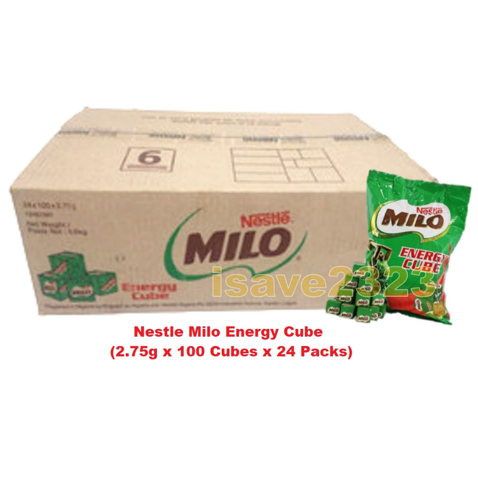 Nestle Milo Energy Cube (2.75g x 100 Cubes x 24 Packs) | Shopee Malaysia
