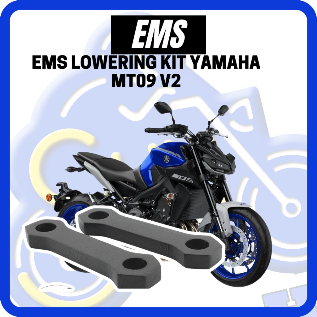 EMS LOWERING KIT HANDLE YAMAHA MT09 MT 09 V2 VERSION 2 ORIGINAL EMS ...