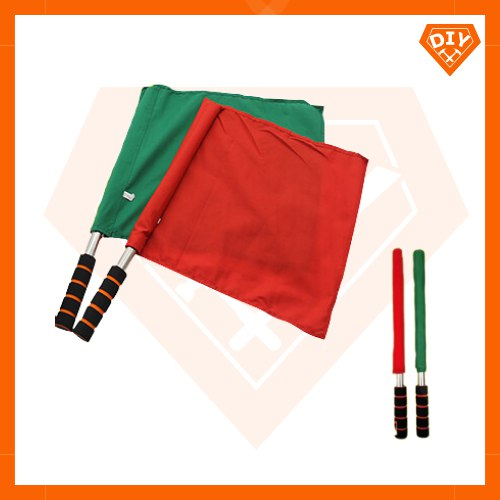 SuperDIY M-Safe Traffic Control Flag Red / Green Safety Security ...