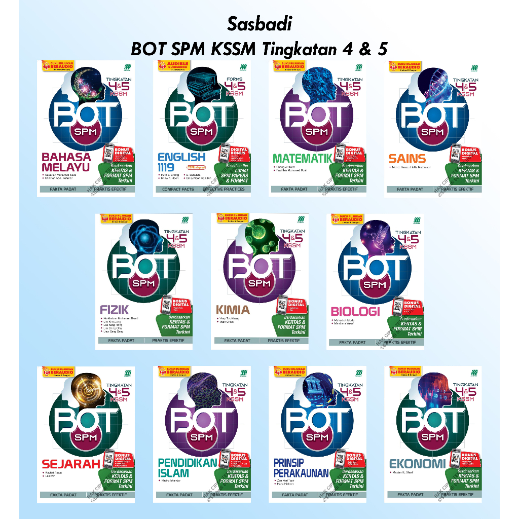 Sasbadi- BOT SPM KSSM Tingkatan 4 & 5 | Shopee Malaysia