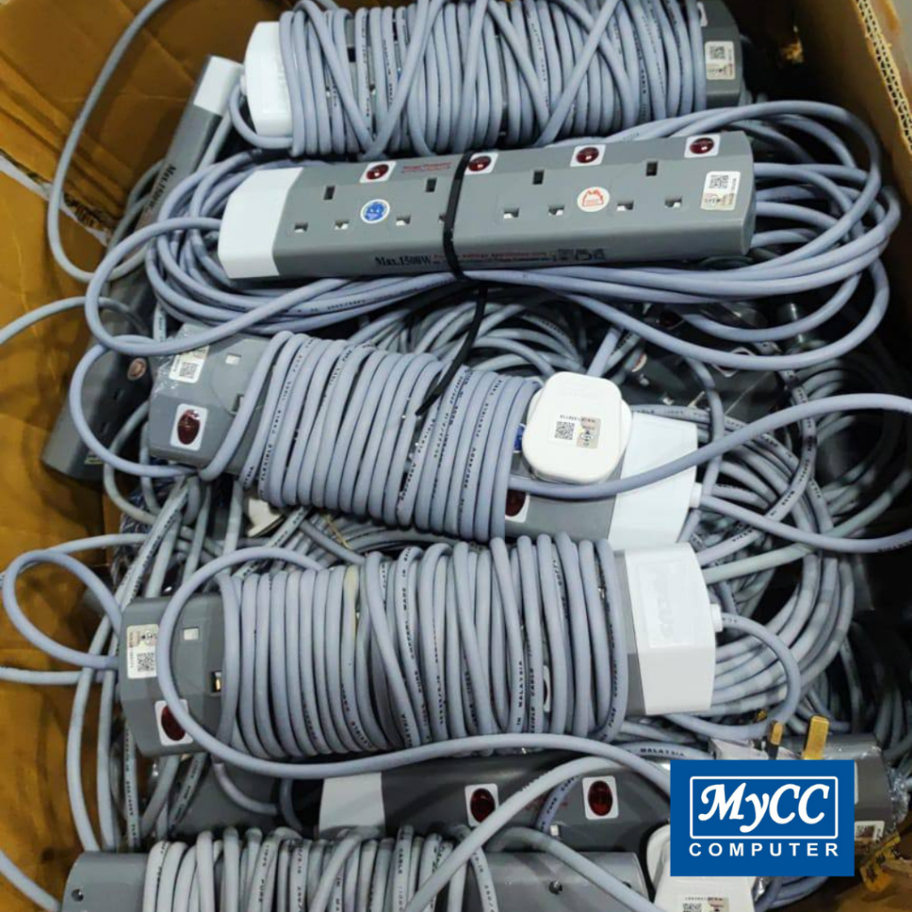 Sirim Portable Safety Trailing Extension Socket With 5meters Wire And 13a Plug Top 4 Gang