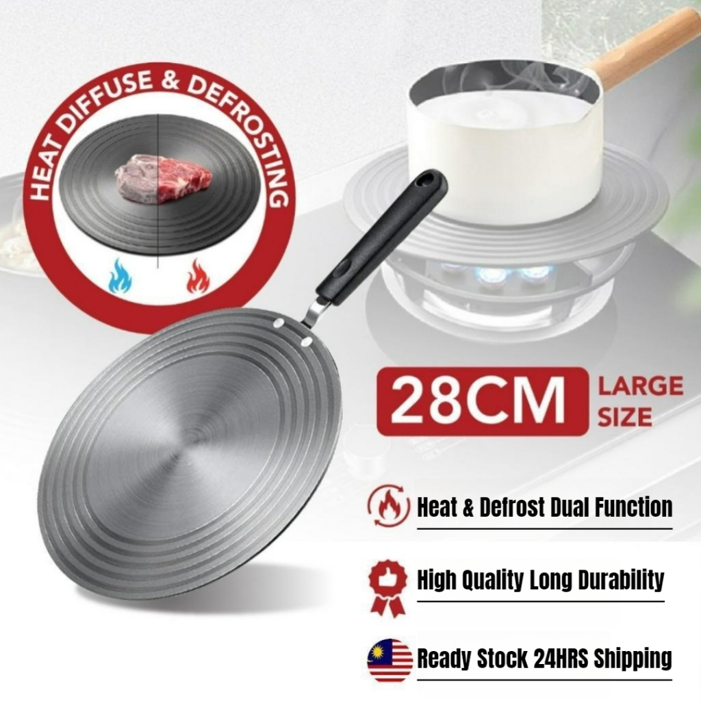 Fast Defrost Tray Heat Diffuser For Gas Stove Cover Aluminium Heat ...