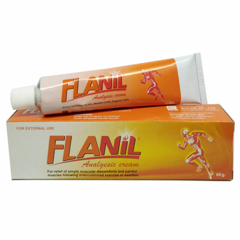 Flanil Analgesic Cream Relieves Muscle Ache (30g) | Shopee Malaysia