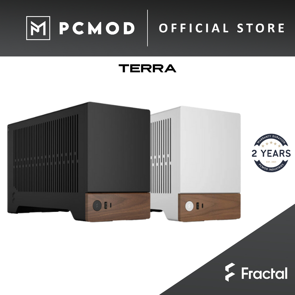 Fractal Design Terra ITX Casing | FSC-Certified Solid Walnut Computer ...