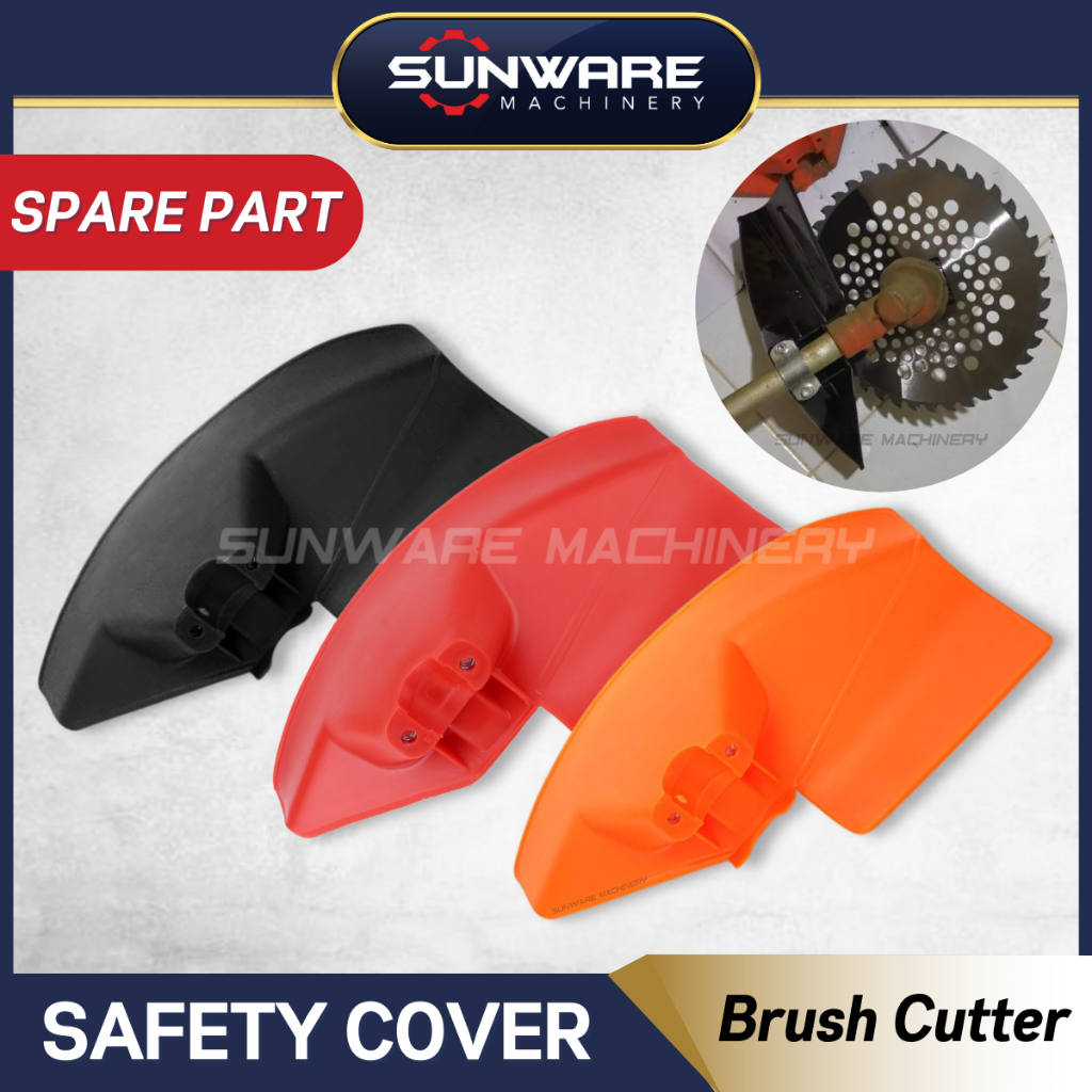 Safety Cover Brush Cutter Protection Guard Mesin Rumput Trimmer [ Big ...