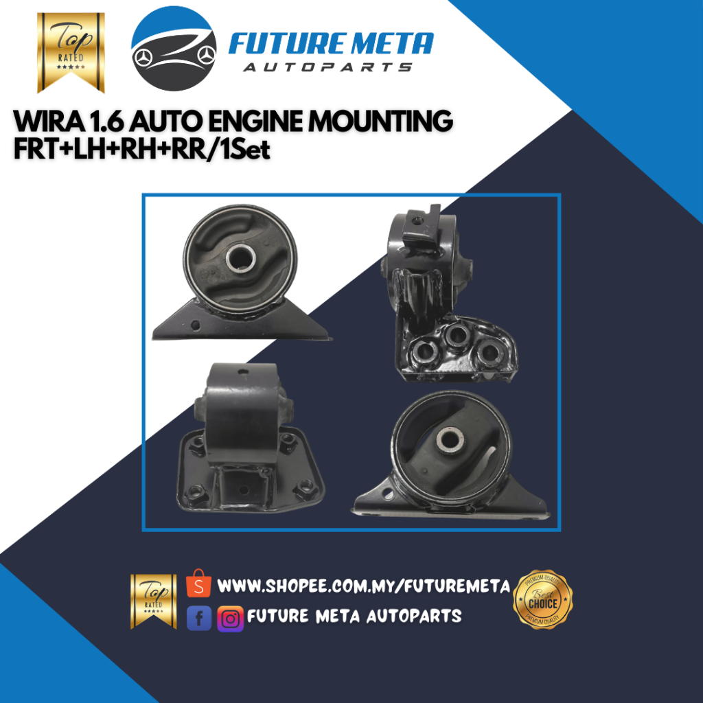 PROTON WIRA 1.6 (AUTO) ENGINE MOUNTING (1SET-4PCS) | Shopee Malaysia